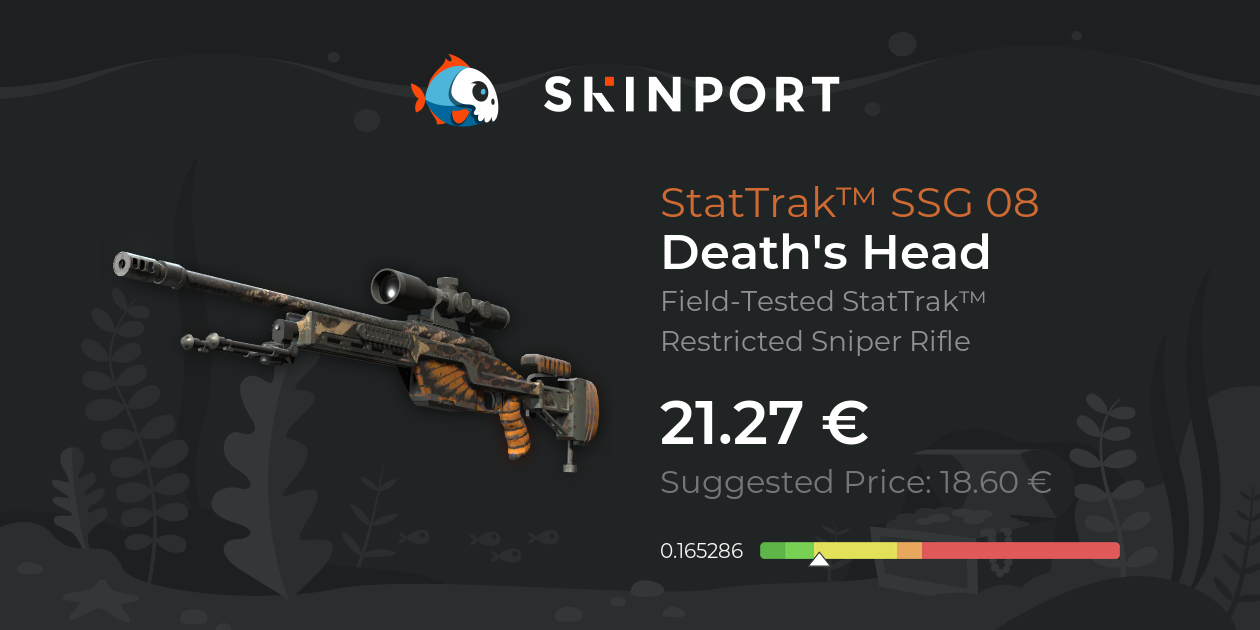 StatTrak™ SSG 08 | Death's Head (Field-Tested) - Counter-Strike 2 ...