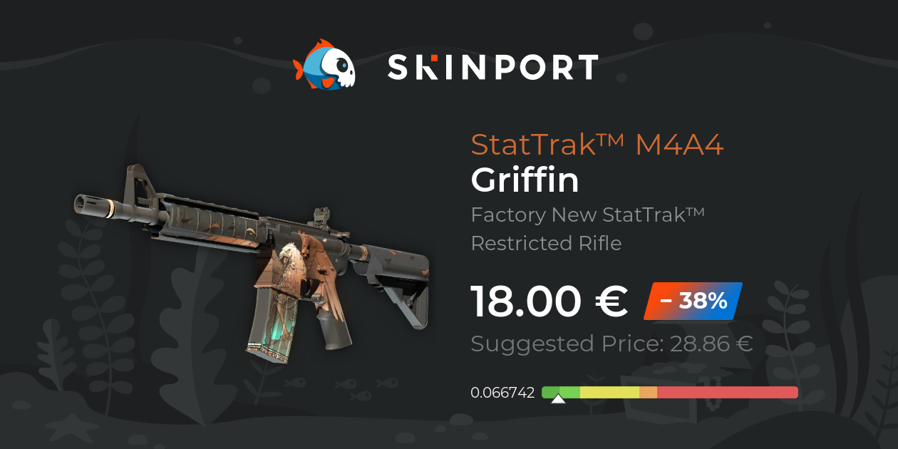 StatTrak™ M4A4 | Griffin (Factory New) - Counter-Strike 2 - Skinport