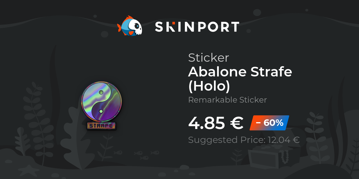 Sticker | Abalone Strafe (Holo) - Counter-Strike 2 - Skinport