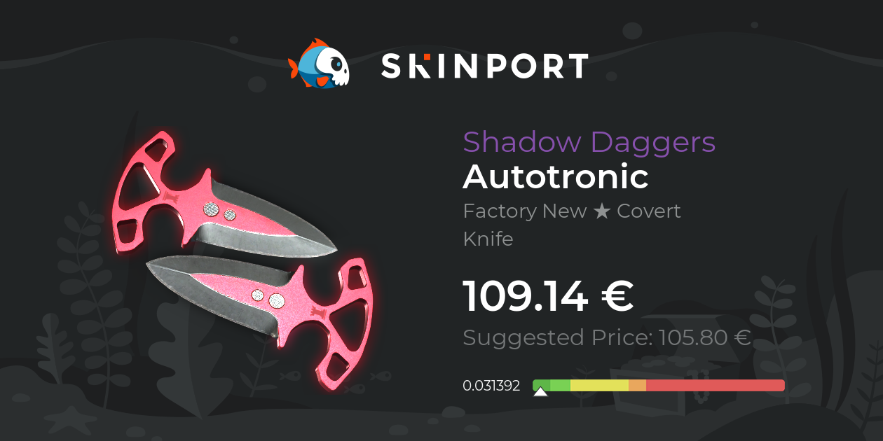 Shadow Daggers | Autotronic (Factory New) - Counter-Strike 2 - Skinport