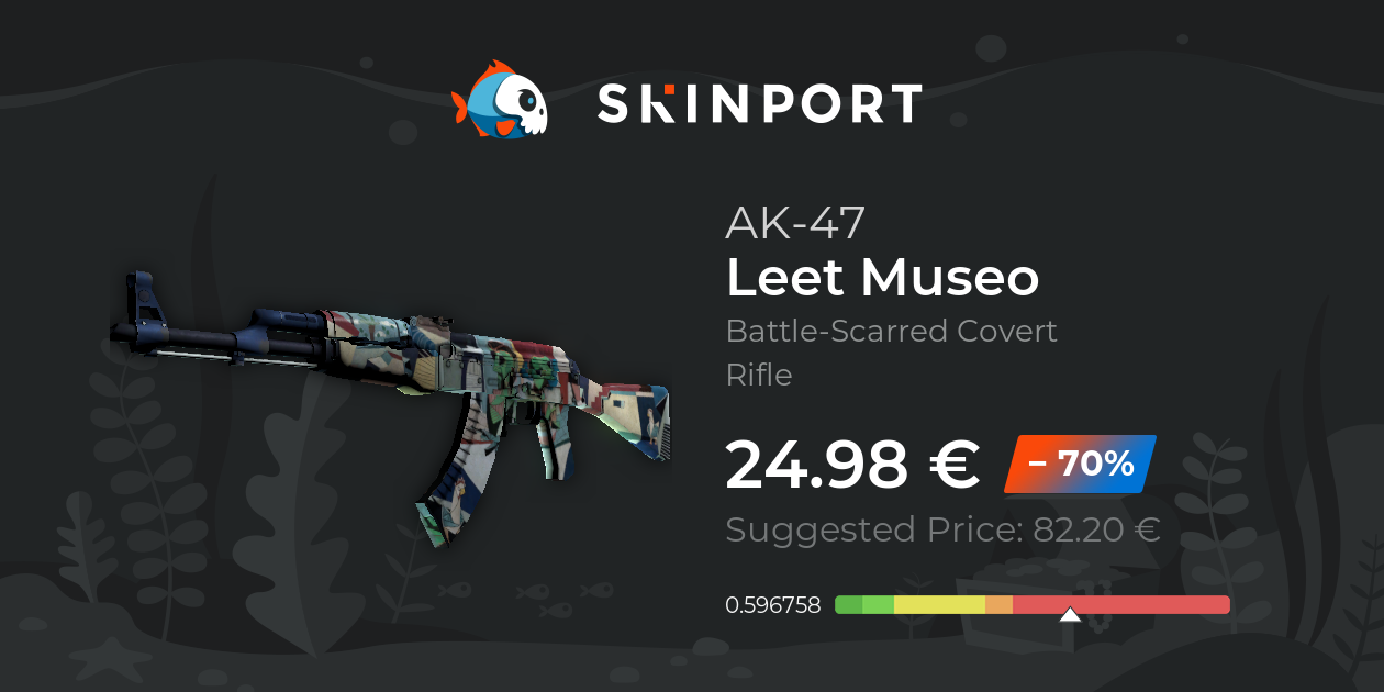 AK-47 | Leet Museo (Battle-Scarred) - Counter-Strike 2 - Skinport