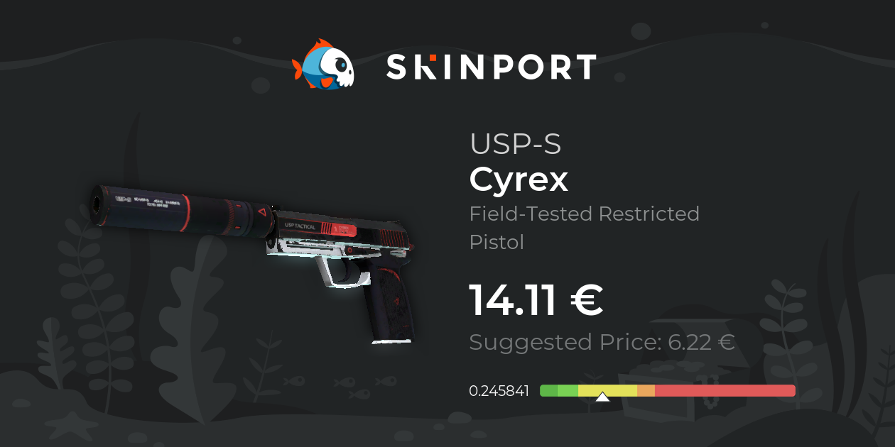 USP-S | Cyrex (Field-Tested) - Counter-Strike 2 - Skinport