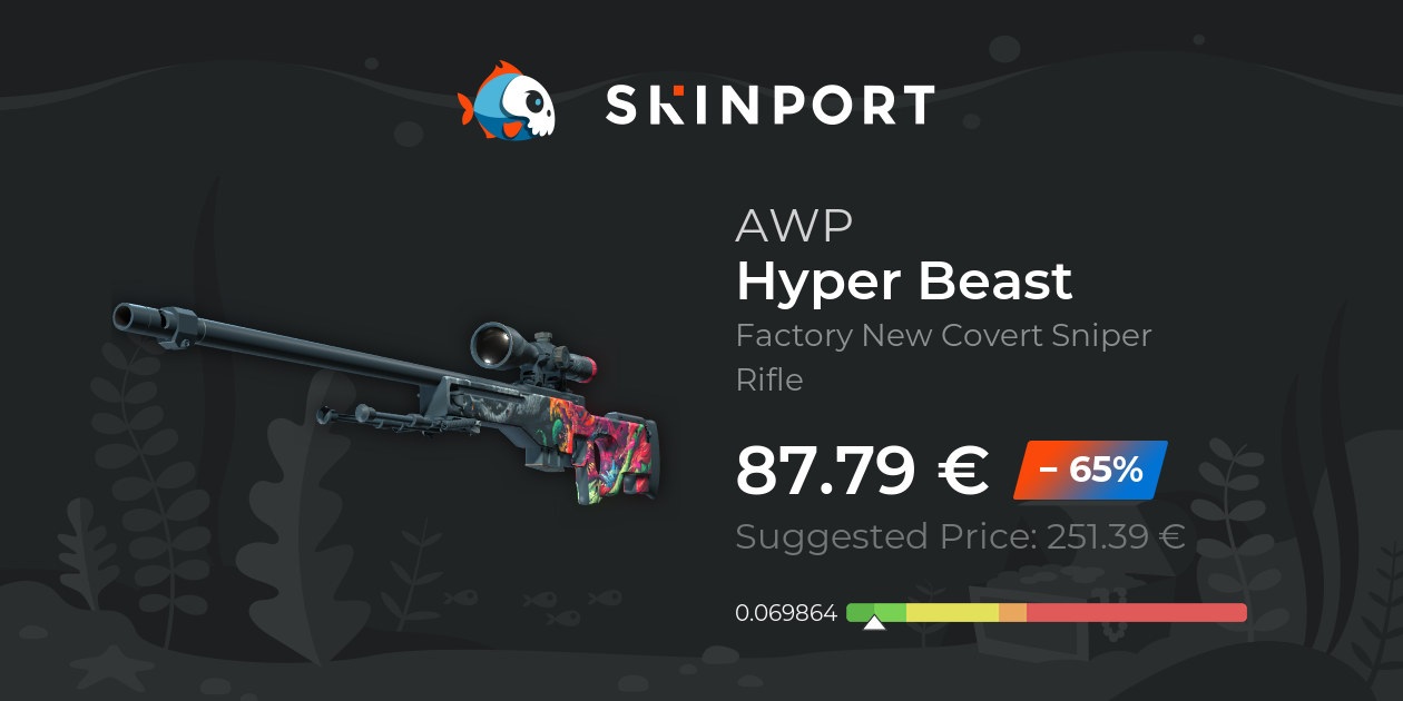 AWP | Hyper Beast (Factory New) - Counter-Strike 2 - Skinport