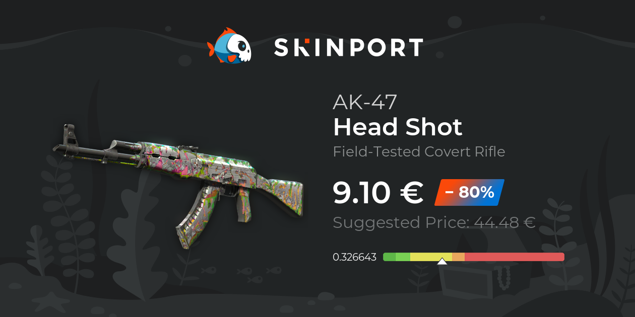 AK-47 | Head Shot (Field-Tested) - Counter-Strike 2 - Skinport