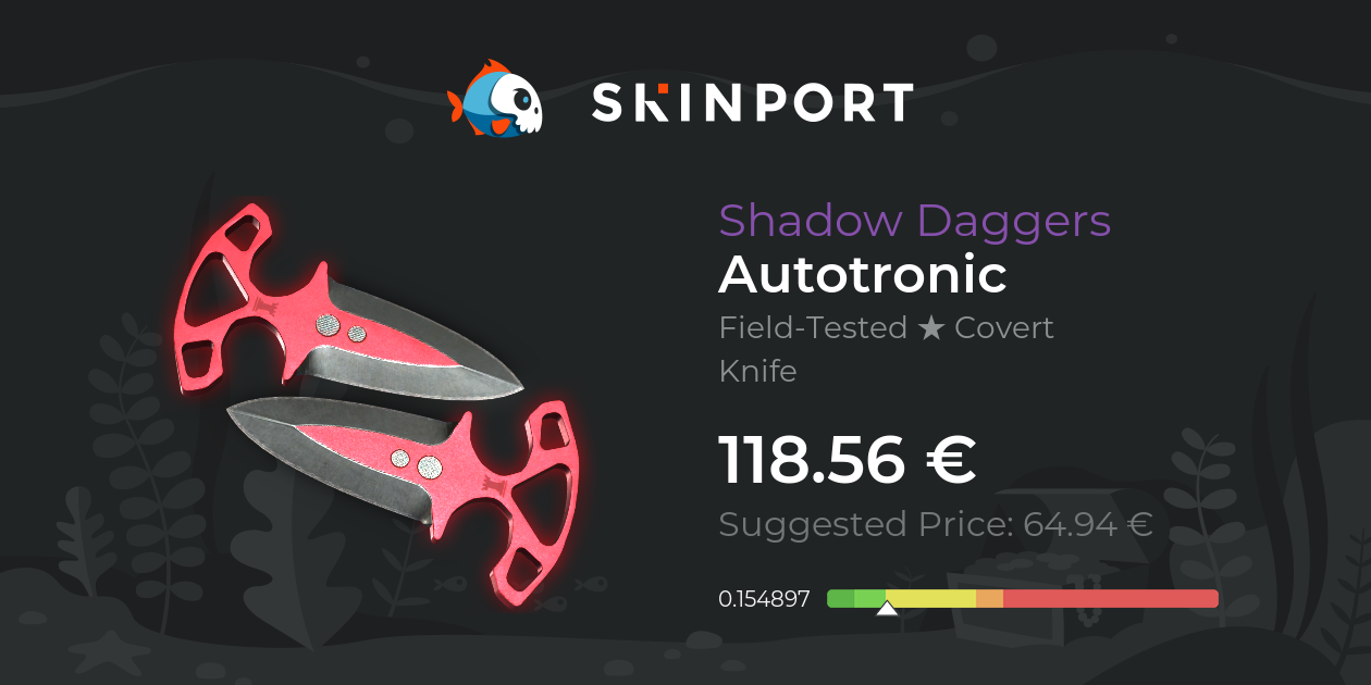 Shadow Daggers | Autotronic (Field-Tested) - Counter-Strike 2 - Skinport