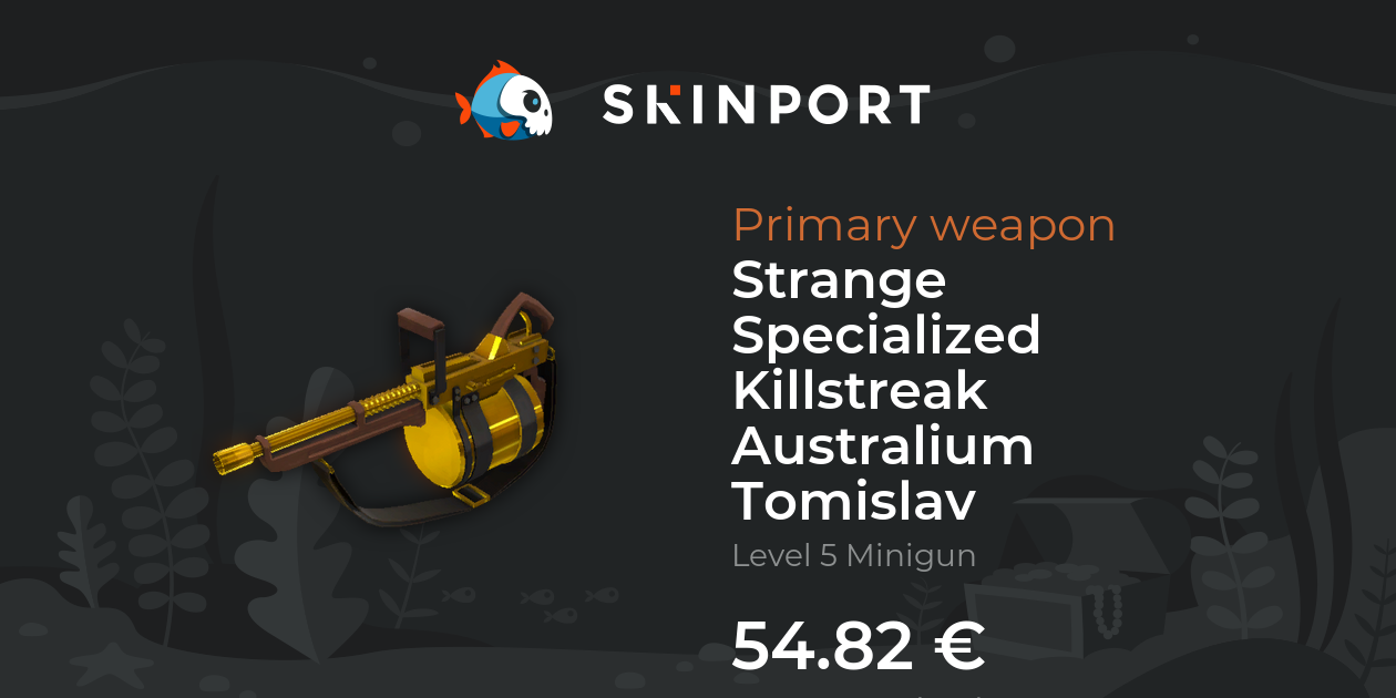 Strange Specialized Killstreak Australium Tomislav - Team Fortress 2 ...