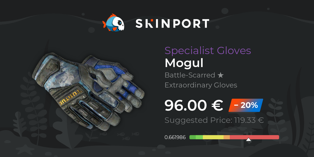 Specialist Gloves | Mogul (Battle-Scarred) - Counter-Strike 2 - Skinport