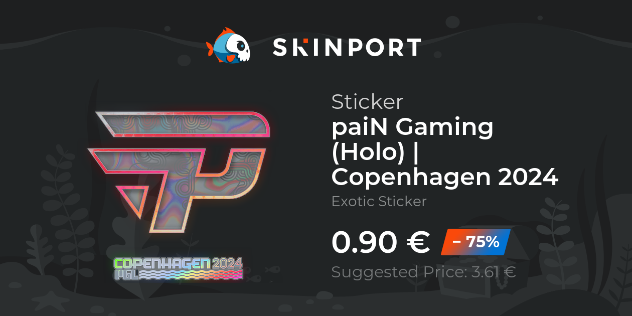 Sticker | paiN Gaming (Holo) | Copenhagen 2024 - Counter-Strike 2 ...