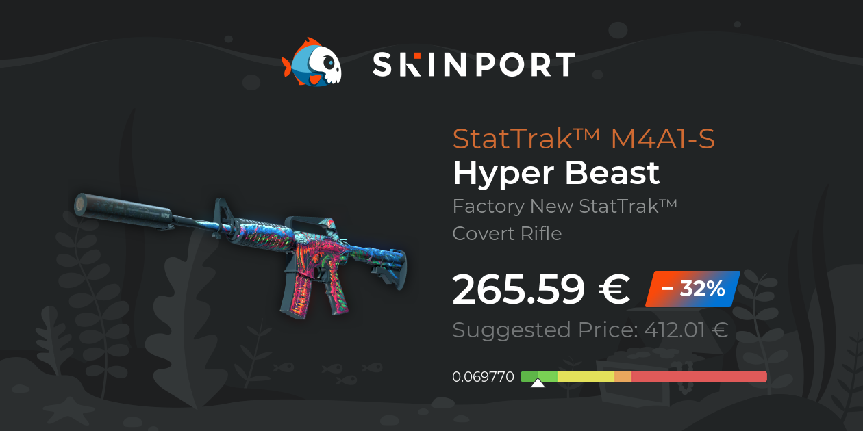 StatTrak™ M4A1-S | Hyper Beast (Factory New) - Counter-Strike 2 - Skinport