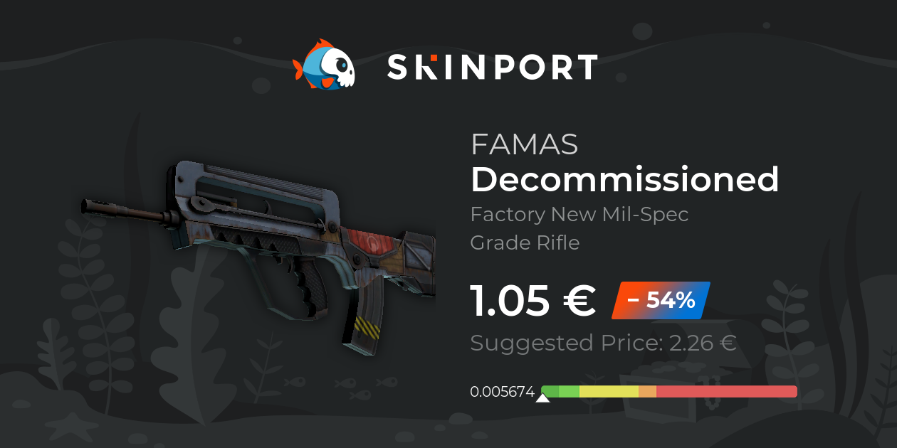 FAMAS | Decommissioned (Factory New) - Counter-Strike 2 - Skinport