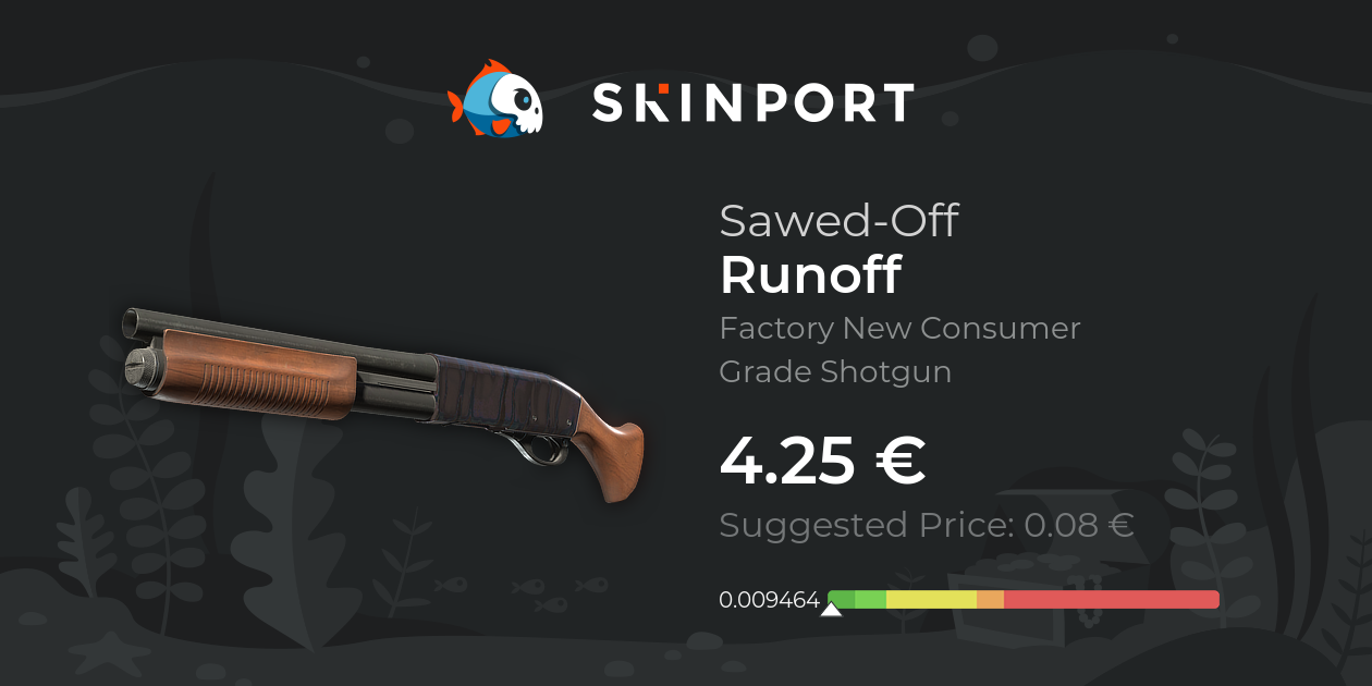 Sawed-Off | Runoff (Fabrikadan Yeni Çıkmış) - Counter-Strike 2 - Skinport