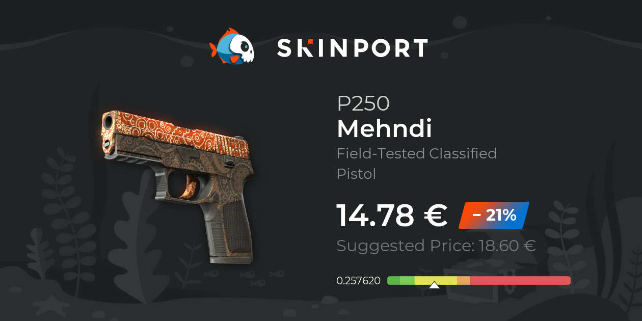 P250 | Mehndi (Field-Tested) - Counter-Strike 2 - Skinport