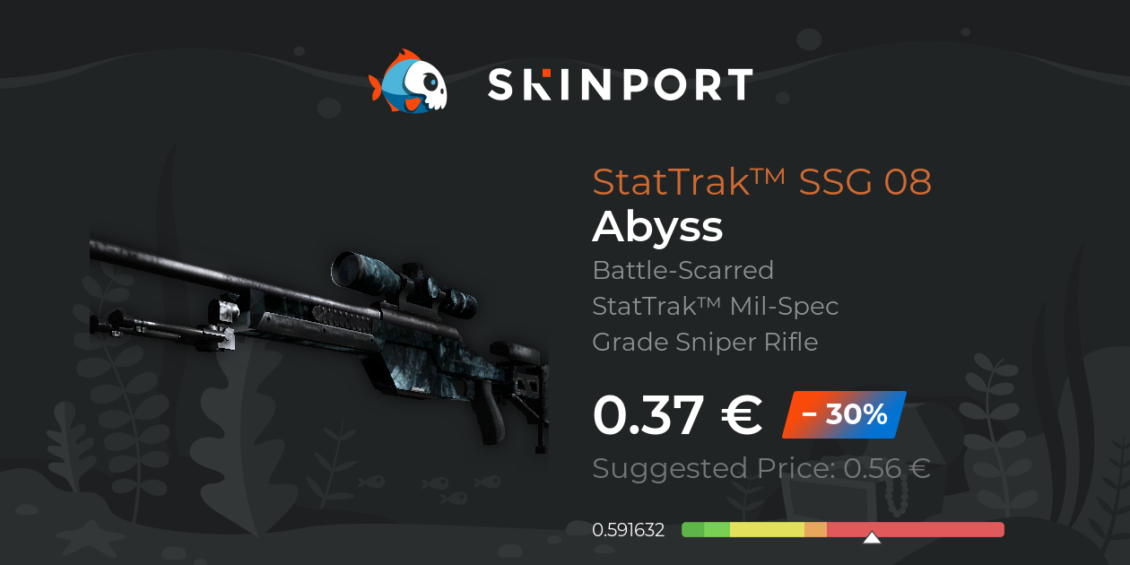StatTrak™ SSG 08 | Abyss (Battle-Scarred) - CS2 - Skinport