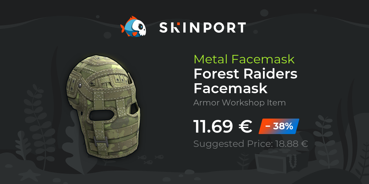 Forest Raiders Facemask - Rust - Skinport