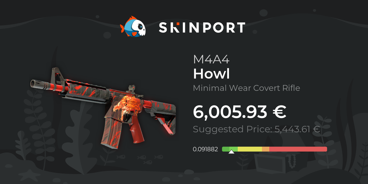 M4A4 | Howl (Minimal Wear) - Counter-Strike 2 - Skinport