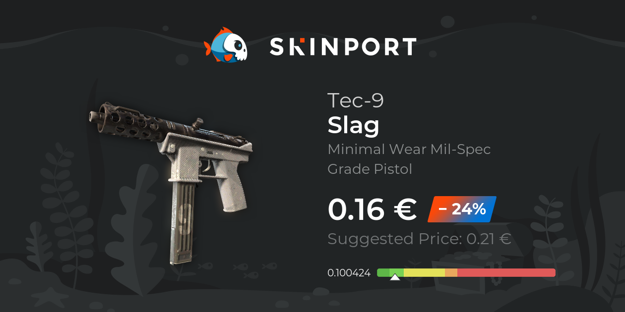Tec-9 | Slag (Minimal Wear) - Counter-Strike 2 - Skinport