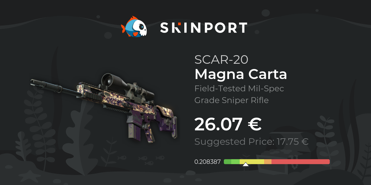 SCAR-20 | Magna Carta (Field-Tested) - Counter-Strike 2 - Skinport