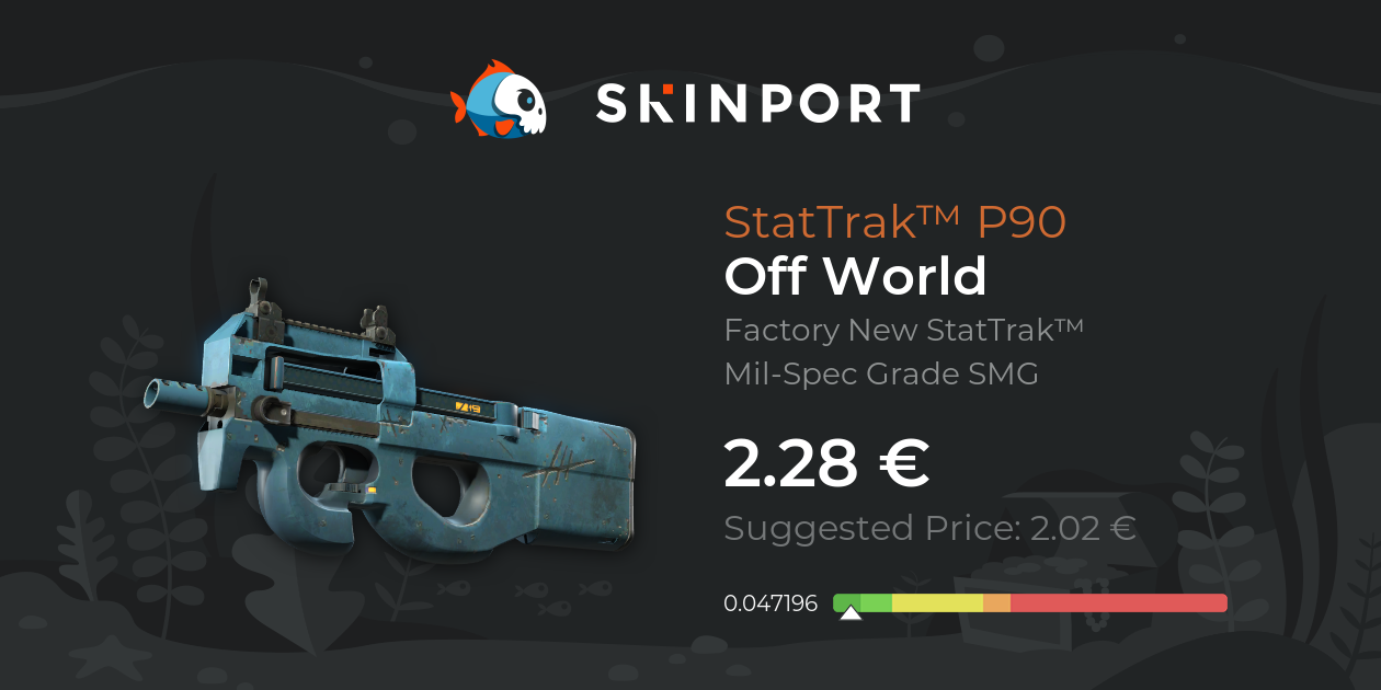 StatTrak™ P90 | Off World (Factory New) - Counter-Strike 2 - Skinport