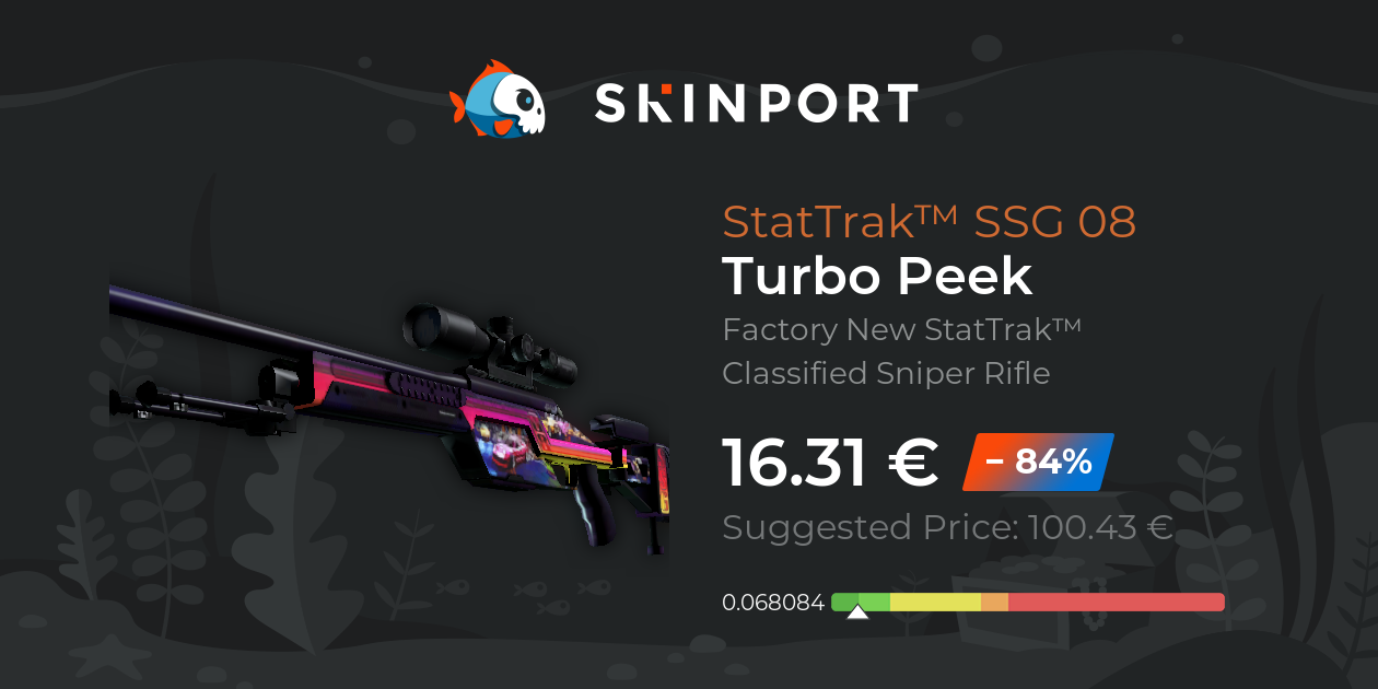 StatTrak™ SSG 08 | Turbo Peek (Factory New) - Counter-Strike 2 - Skinport