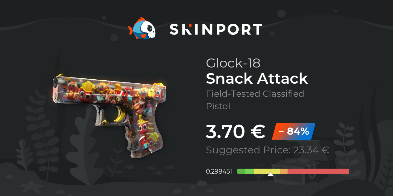 Glock-18 | Snack Attack (Field-Tested) - Counter-Strike 2 - Skinport