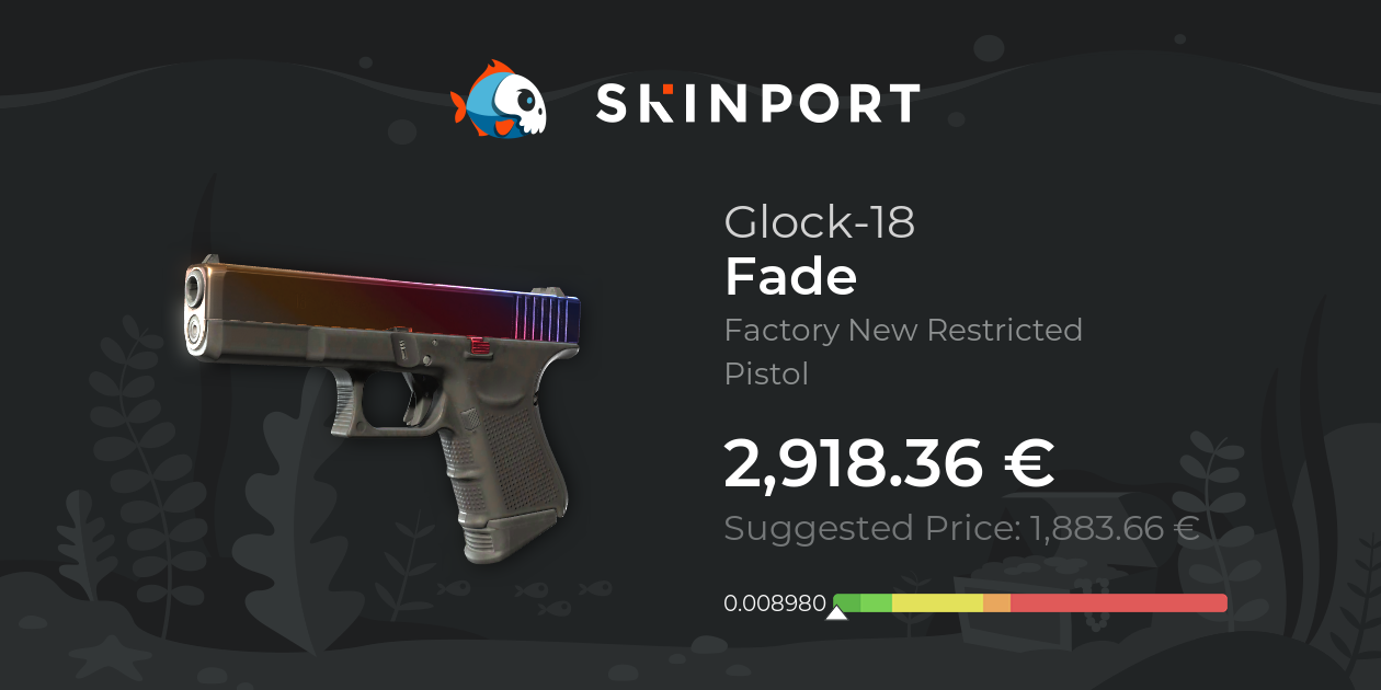 Glock-18 | Fade (Factory New) - Counter-Strike 2 - Skinport