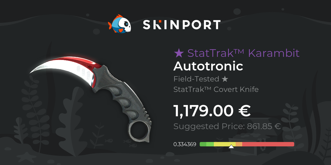 StatTrak™ Karambit | Autotronic (Field-Tested) - Counter-Strike 2 ...