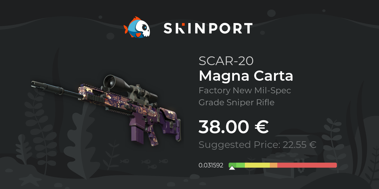 SCAR-20 | Magna Carta (Factory New) - Counter-Strike 2 - Skinport
