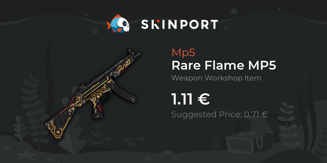 Rare Flame MP5 - Rust - Skinport