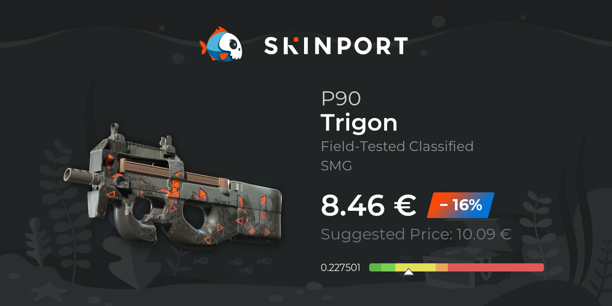 P90 | Trigon (Field-Tested) - Counter-Strike 2 - Skinport
