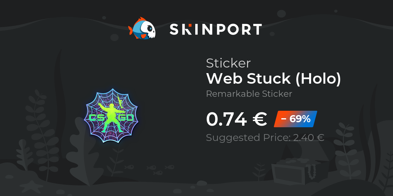 Sticker | Web Stuck (Holo) - Counter-Strike 2 - Skinport
