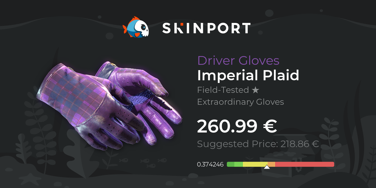 Driver Gloves | Imperial Plaid (Field-Tested) - Counter-Strike 2 - Skinport