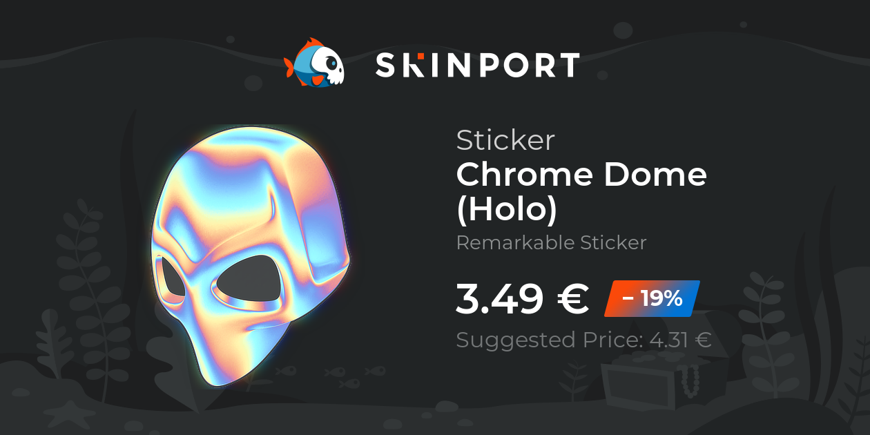 Sticker | Chrome Dome (Holo) - Counter-Strike 2 - Skinport