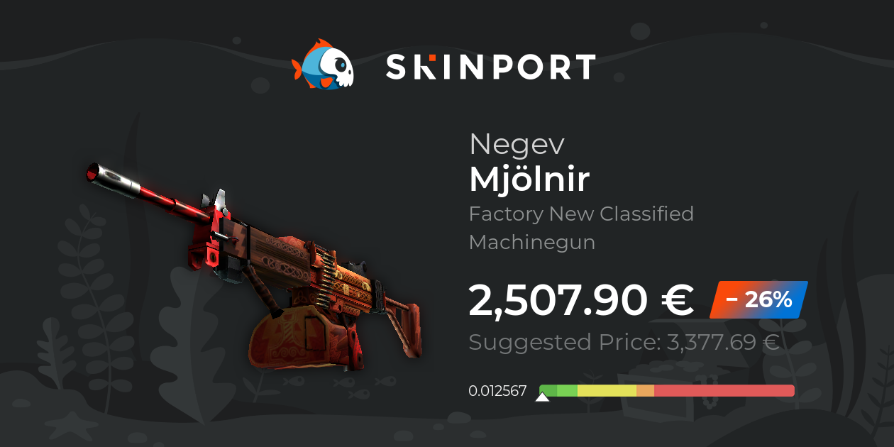 Negev | Mjölnir (Factory New) - CS2 - Skinport