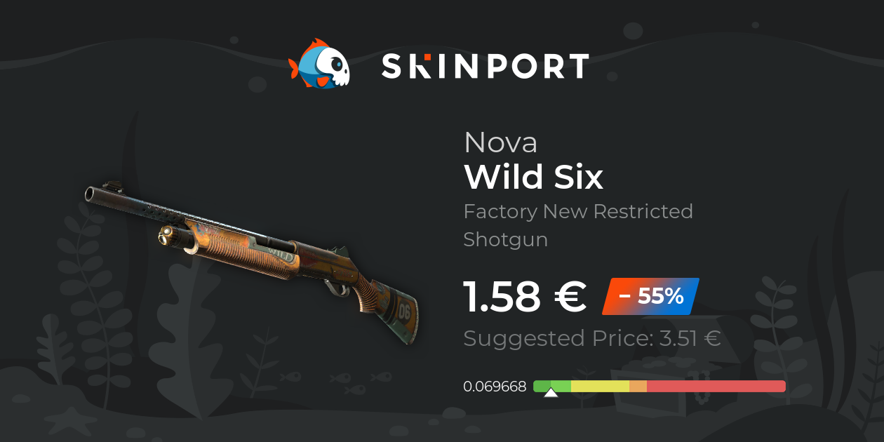 Nova | Wild Six (Factory New) - Counter-Strike 2 - Skinport