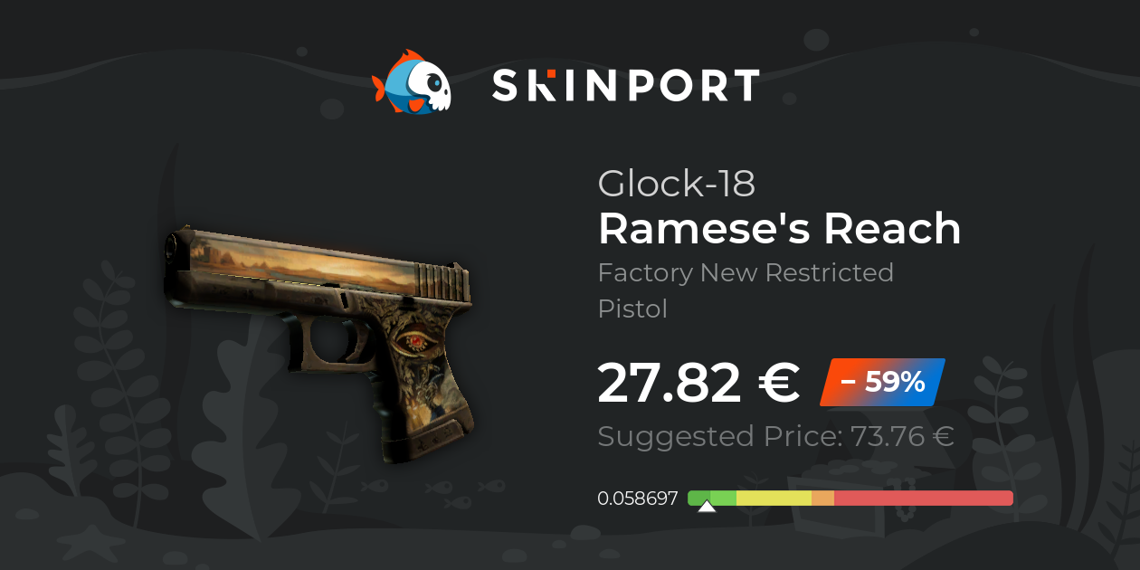 Glock-18 | Ramese's Reach (Factory New) - CS:GO - Skinport