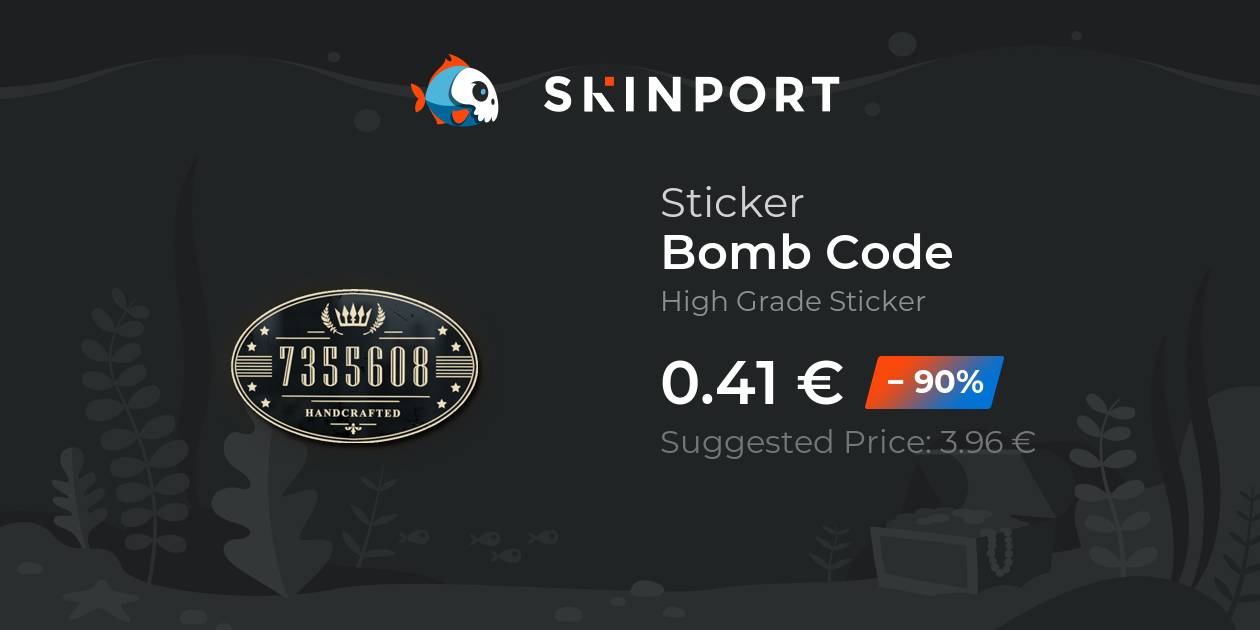 Sticker | Bomb Code - Counter-Strike 2 - Skinport