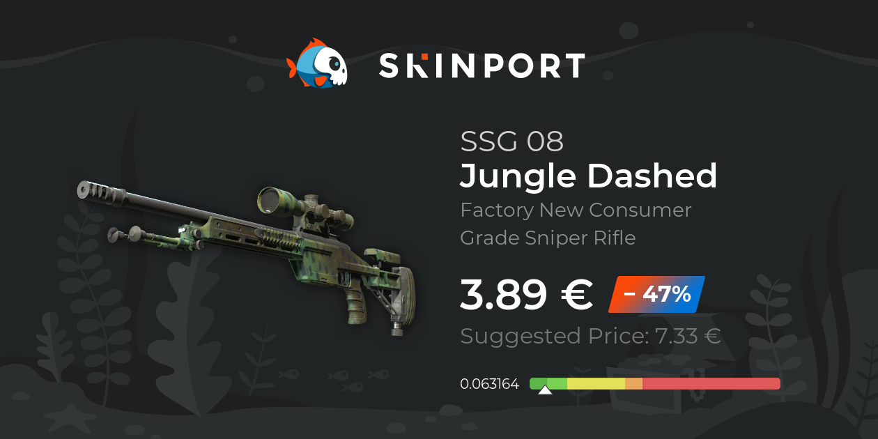 SSG 08 | Jungle Dashed (Factory New) - Counter-Strike 2 - Skinport