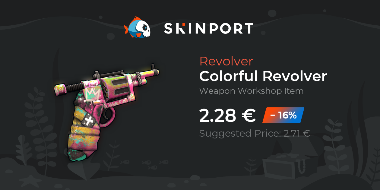 Colorful Revolver - Rust - Skinport