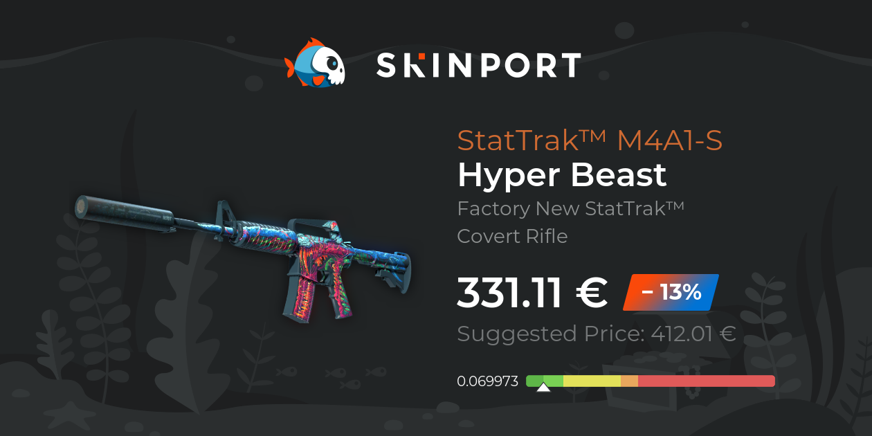 StatTrak™ M4A1-S | Hyper Beast (Factory New) - Counter-Strike 2 - Skinport