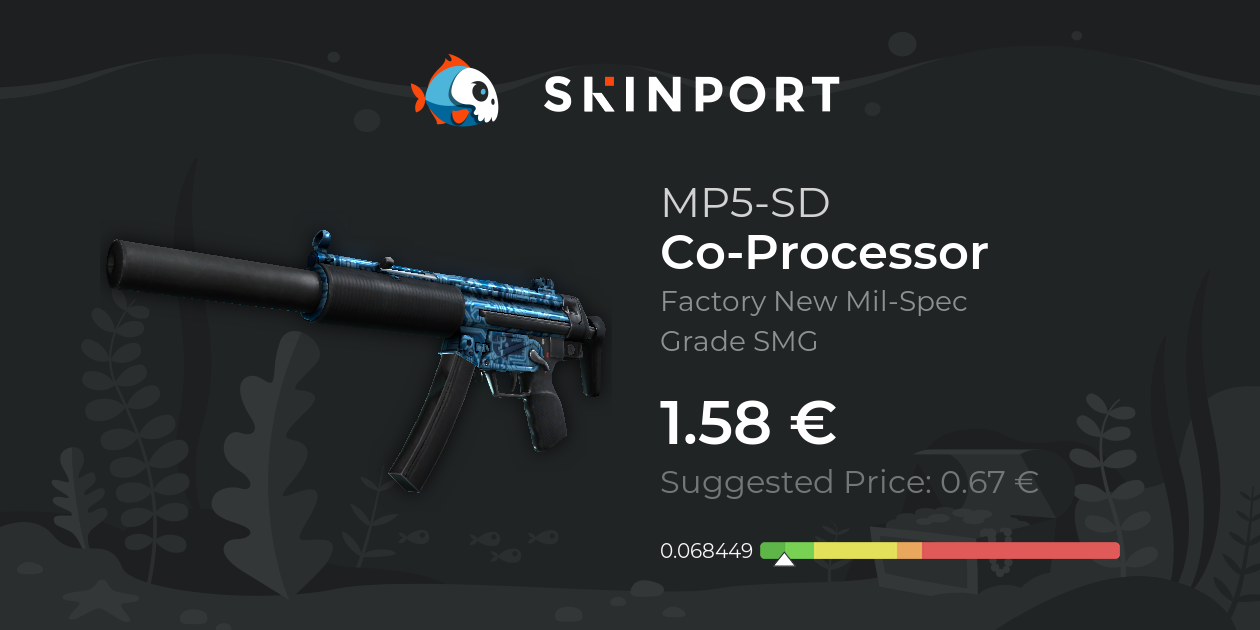 MP5-SD | Co-Processor (Factory New) - CS:GO - Skinport