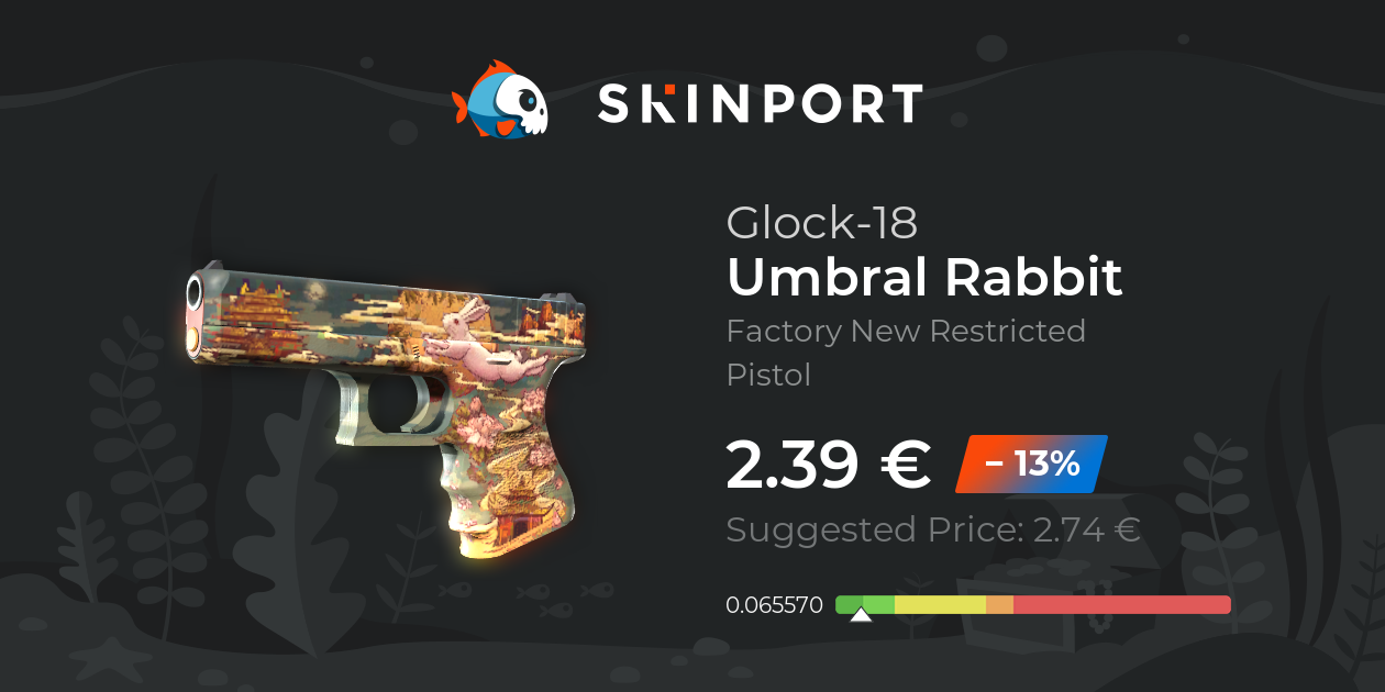 Glock-18 | Umbral Rabbit (Factory New) - Counter-Strike 2 - Skinport