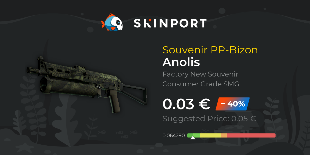 Souvenir PP-Bizon | Anolis (Factory New) - Counter-Strike 2 - Skinport
