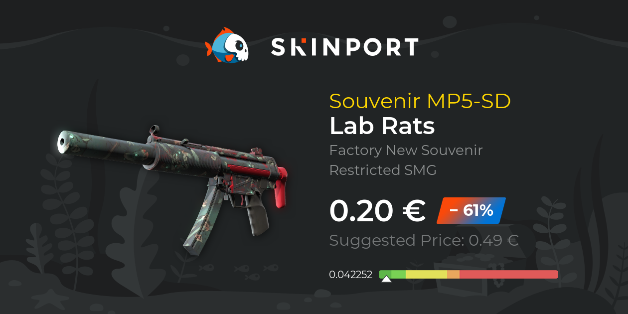 Souvenir MP5-SD | Lab Rats (Factory New) - Counter-Strike 2 - Skinport