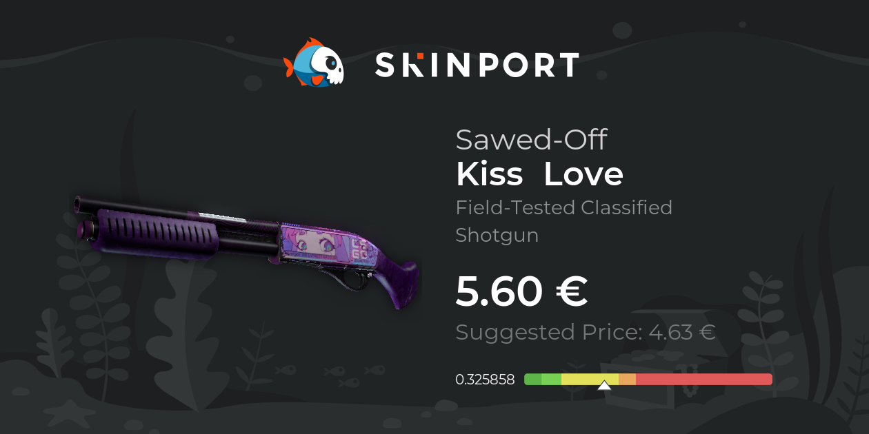 Sawed-Off | Kiss♥Love (Field-Tested) - CS:GO - Skinport