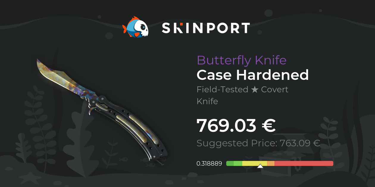 Butterfly Knife | Case Hardened (Field-Tested) - Counter-Strike 2 ...