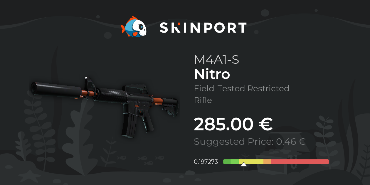 M4A1-S | Nitro (Field-Tested) - Counter-Strike 2 - Skinport