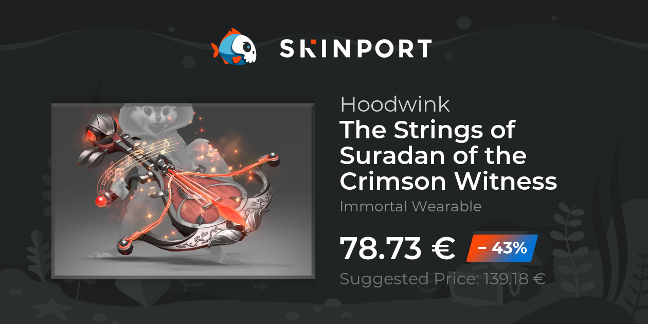 The Strings of Suradan of the Crimson Witness - Dota 2 - Skinport