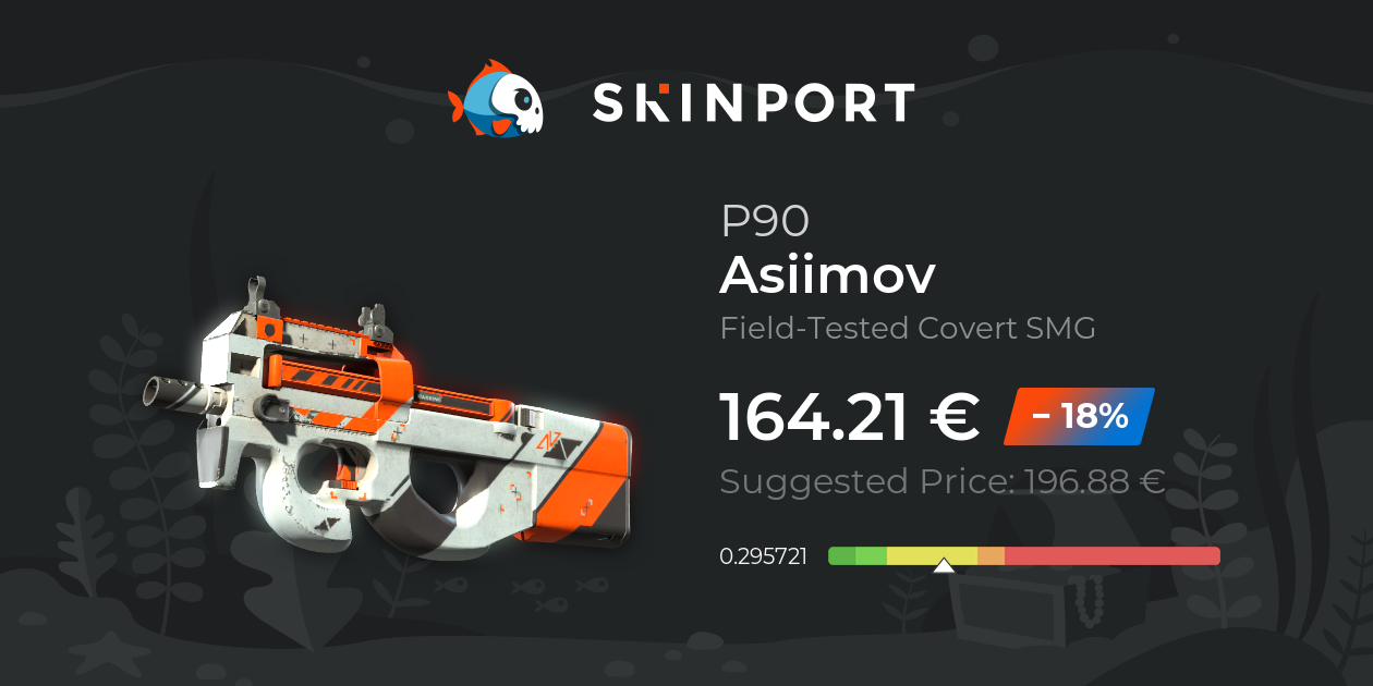 P90 | Asiimov (Field-Tested) - Counter-Strike 2 - Skinport