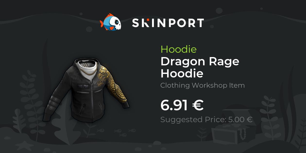 Dragon Rage Hoodie - Rust - Skinport
