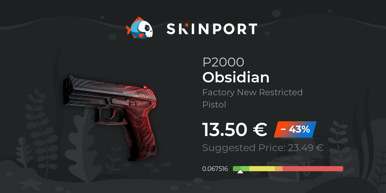 P2000 | Obsidian (Factory New) - Counter-Strike 2 - Skinport